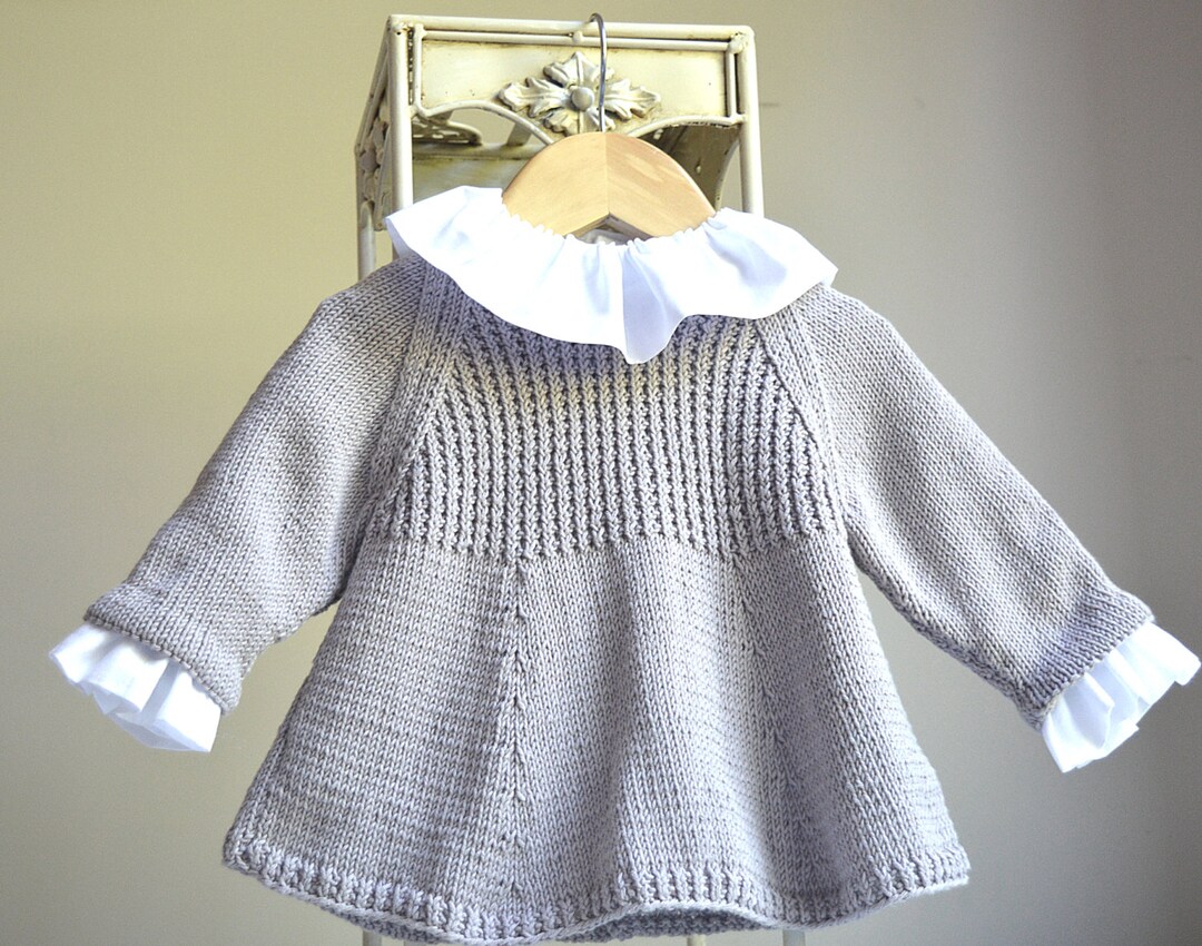 KNITTING Pattern-tunic Top With Button up Back P085 - Etsy