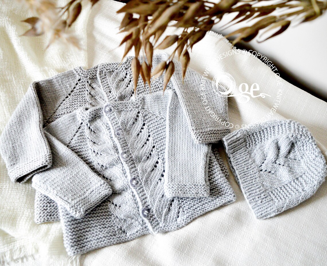 KNITTING Pattern-aneby Cardigan and Hat - P263 - Etsy