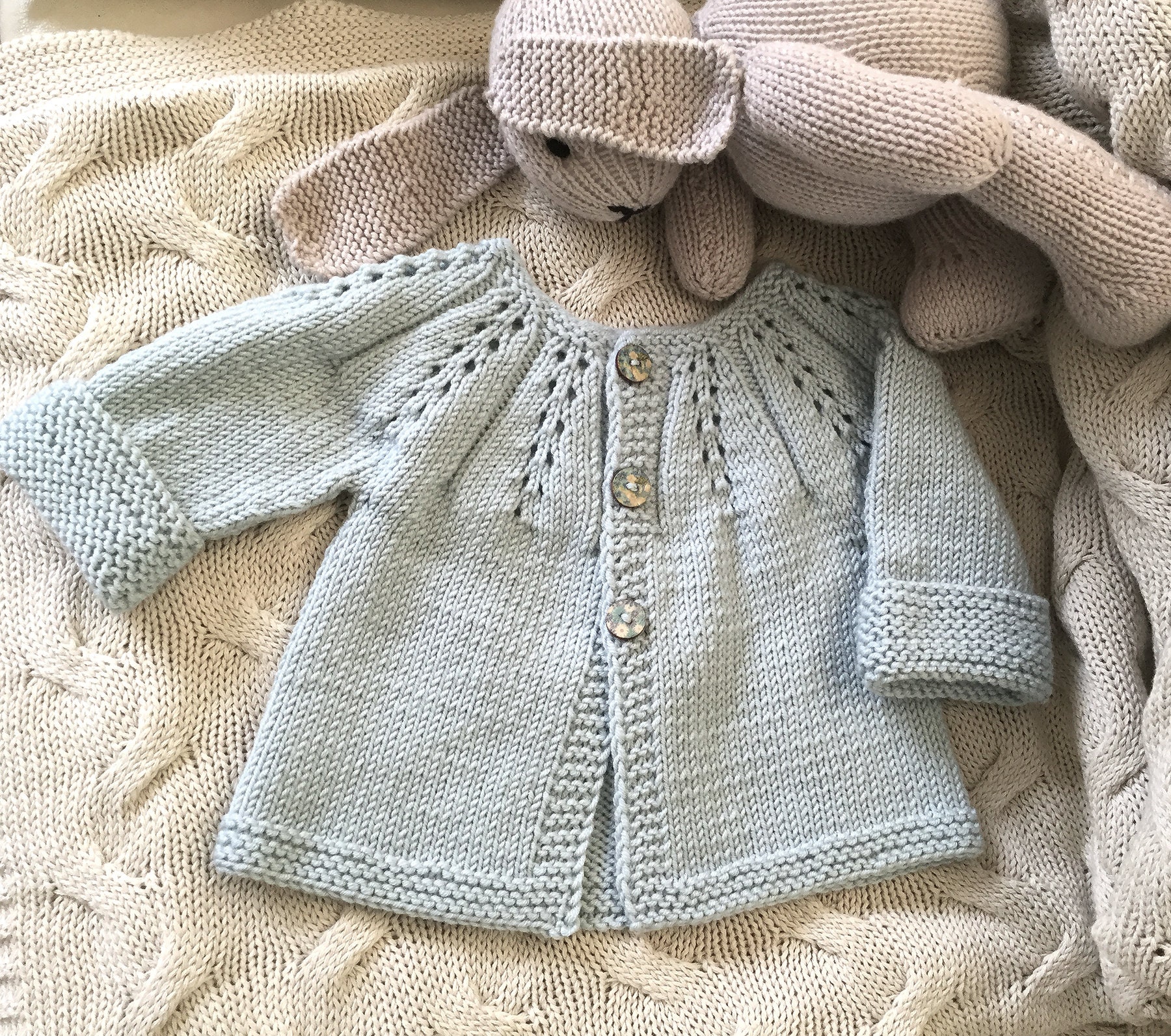 KNITTING PATTERN-Lynleigh Cardigan P173 | Etsy