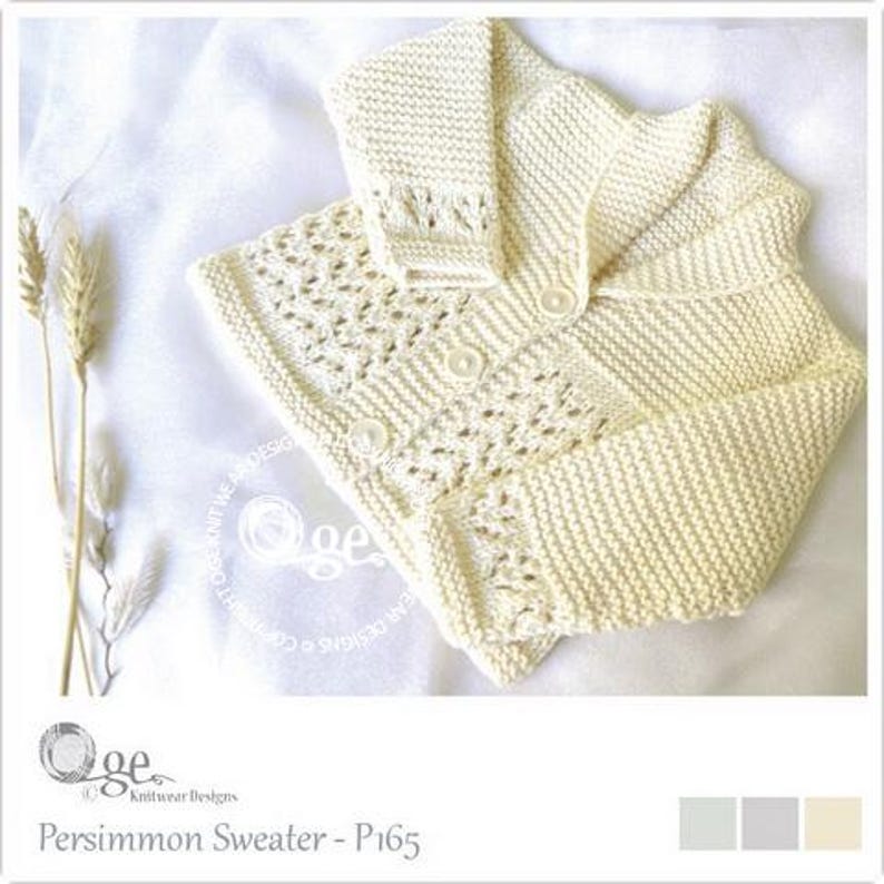 KNITTING Pattern-persimmon Sweater - P165 - Etsy