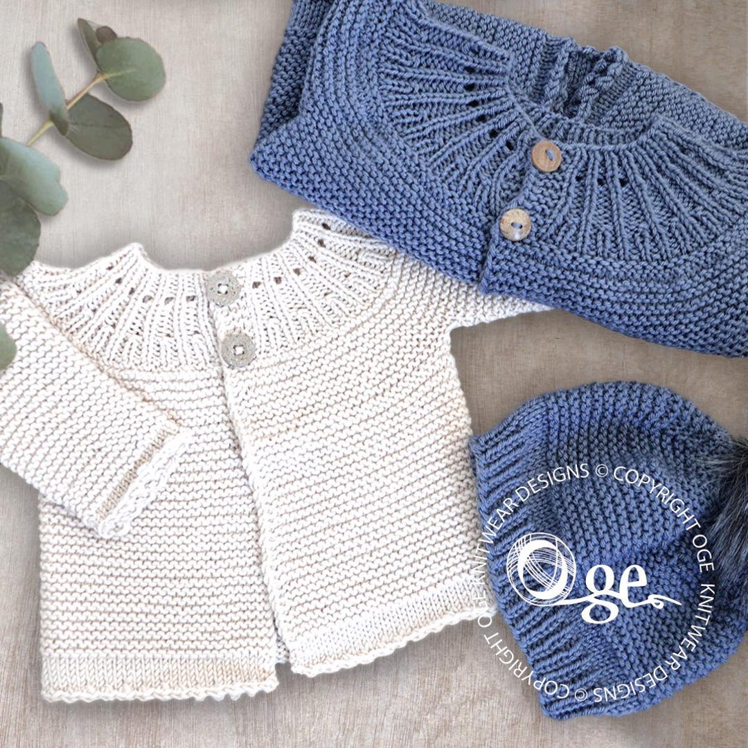 KNITTING Pattern-jules Cardigan & Hat– P192 - Etsy