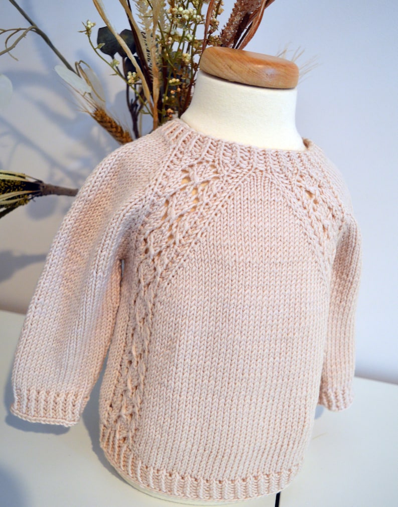 KNITTING PATTERN-Diamond Sweater P193 | Etsy