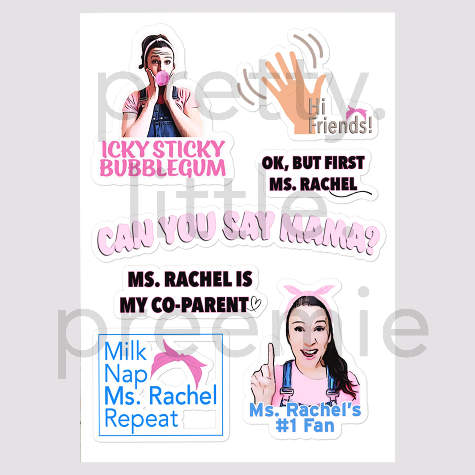 Ms Rachel Stickers, Songs for Littles Stickers, Funny Stickers, Mom ...