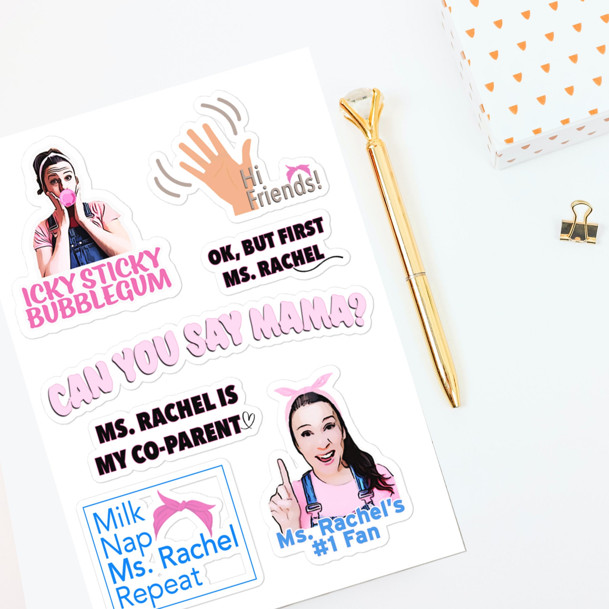 Ms Rachel Stickers, Songs for Littles Stickers, Funny Stickers, Mom ...