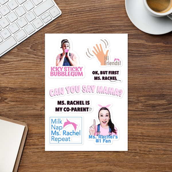 Ms. Rachel Stickers - Etsy