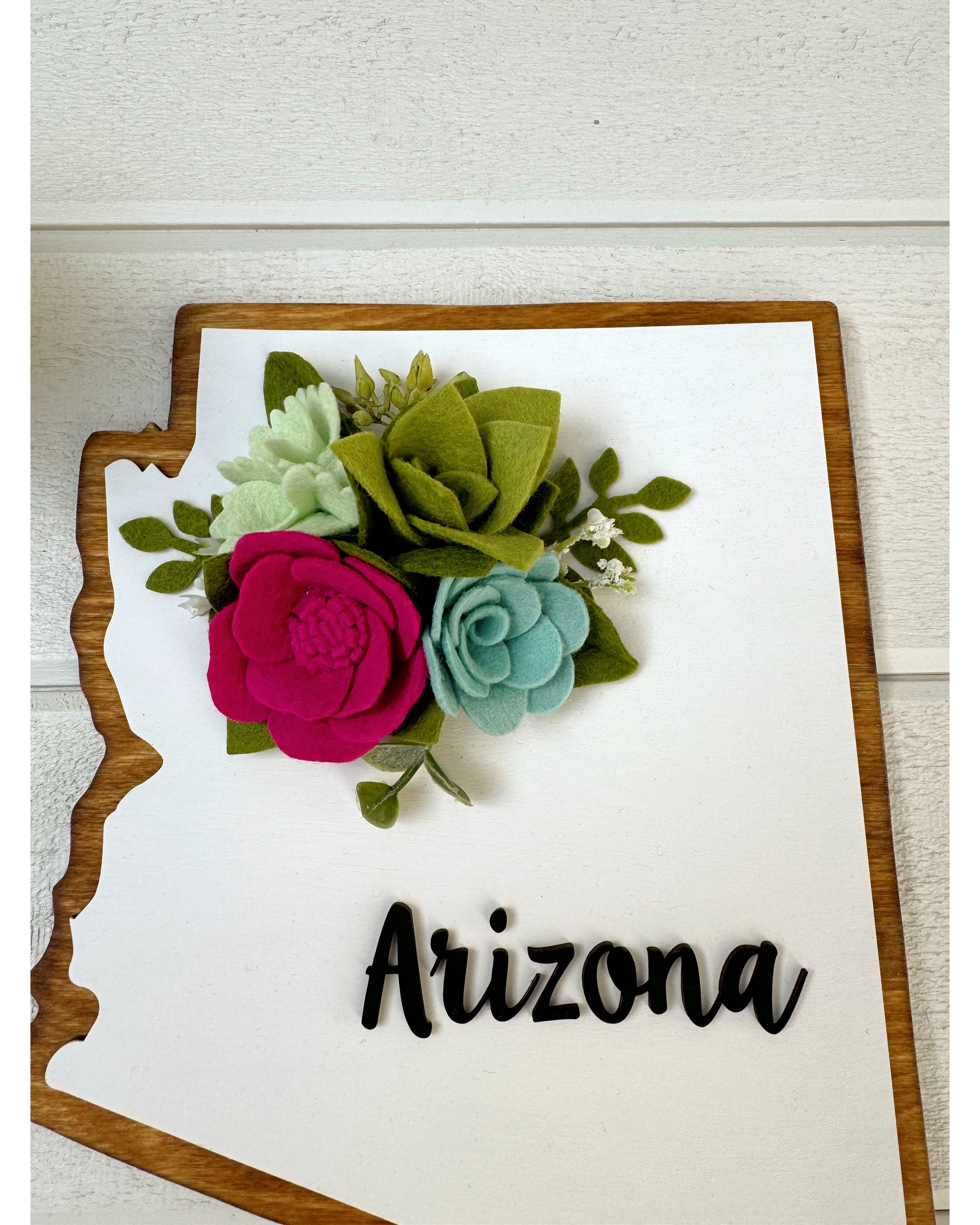 Arizona State Sign - Etsy
