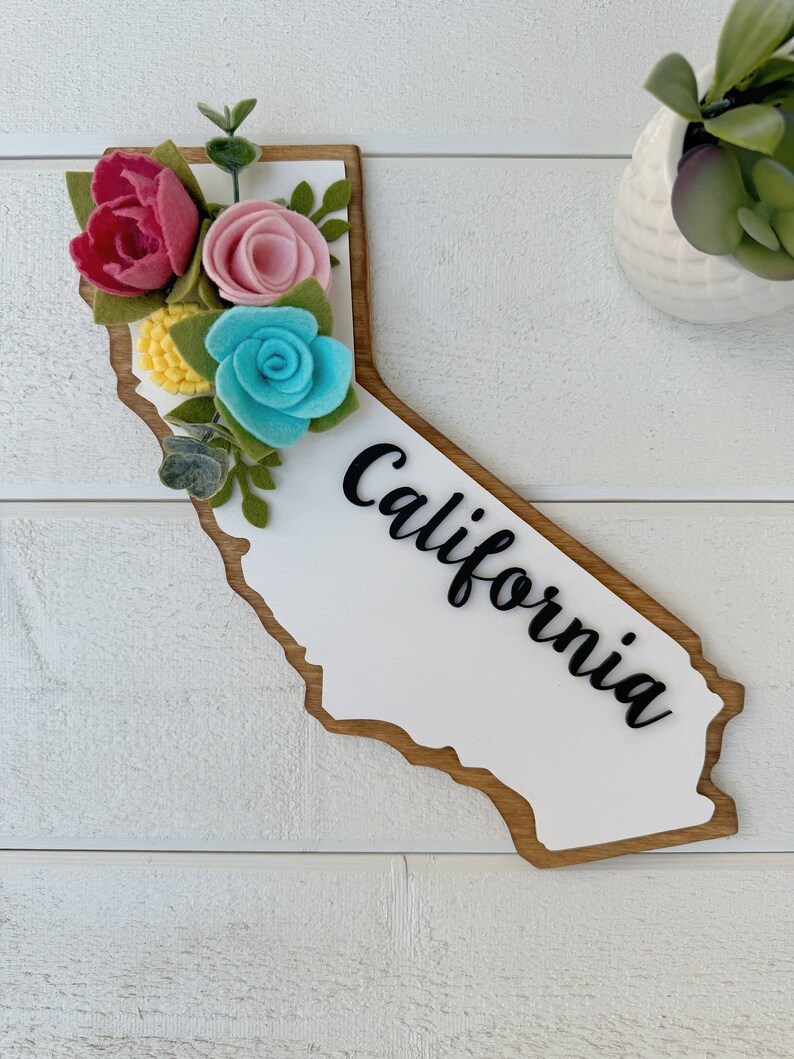 California State Sign - Etsy