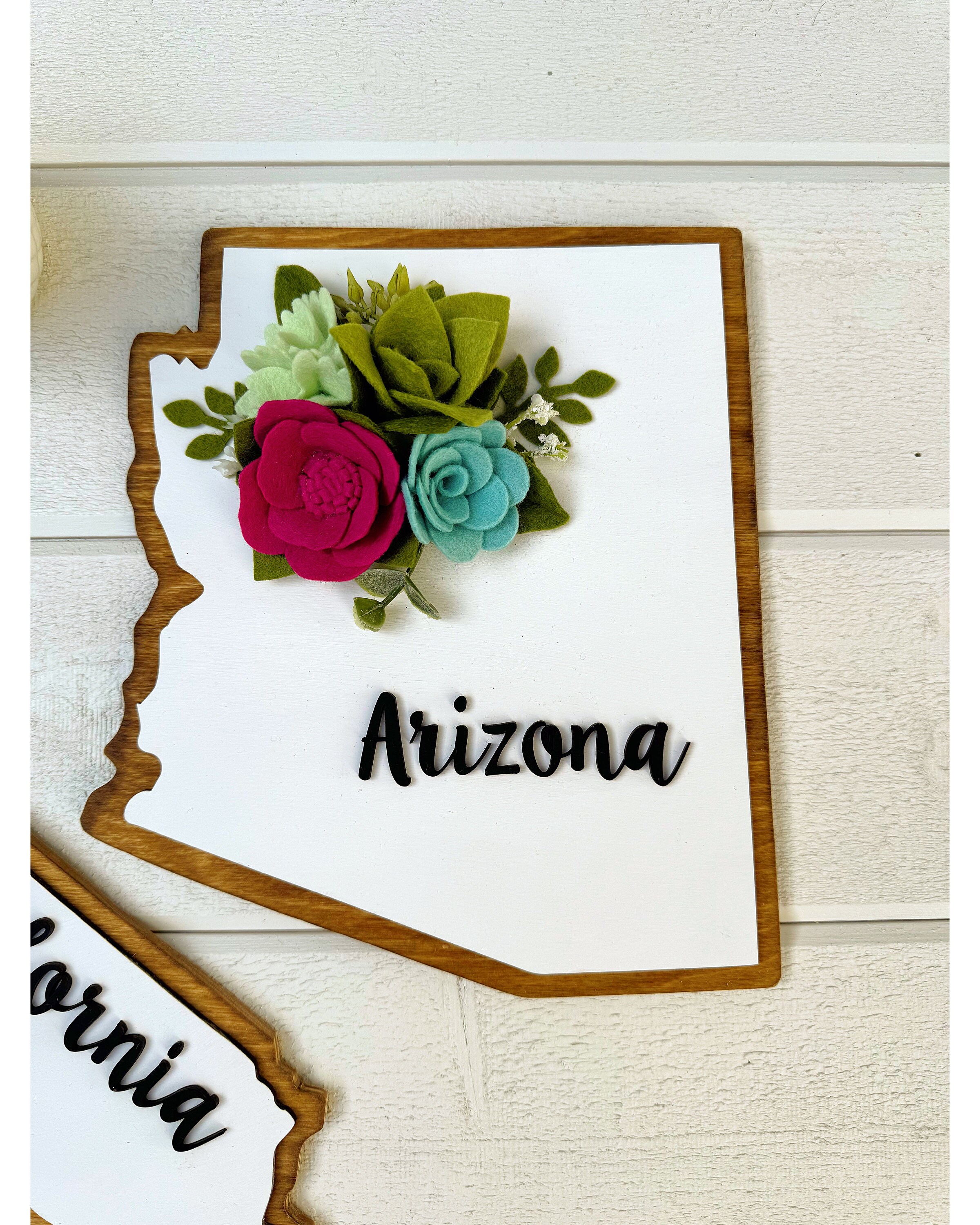 Arizona State Sign - Etsy