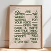 The Writer - Tarot Card Poster Print, Posters for Writers, Typewriter ...