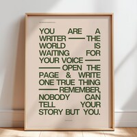 The Writer - Tarot Card Poster Print, Posters for Writers, Typewriter ...