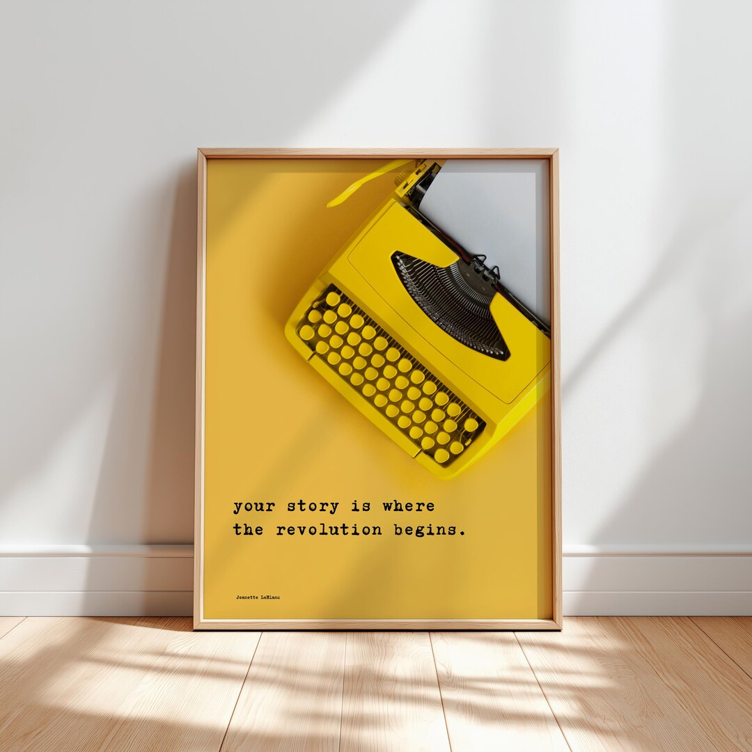 Vintage Typewriter Poster Digital Download | Bookish Printable for ...