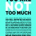 You Are Not Too Much // Inspirational Art // Fine Art Print // - Etsy