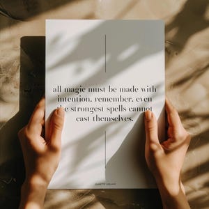 Witchy Artwork | Magic Must Be Made With Intention Print | Witchcraft ...