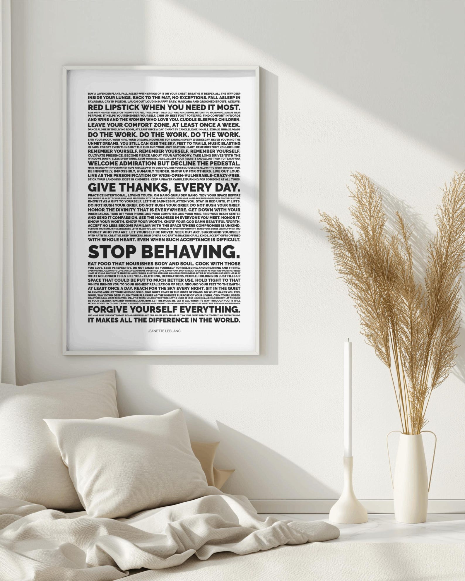 Breakup Art Print | Typography Poem for Grief & Healing a Broken Heart ...