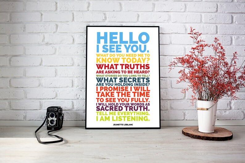 Tell Me Everything // Fine Art Print // Inspirational Art ...