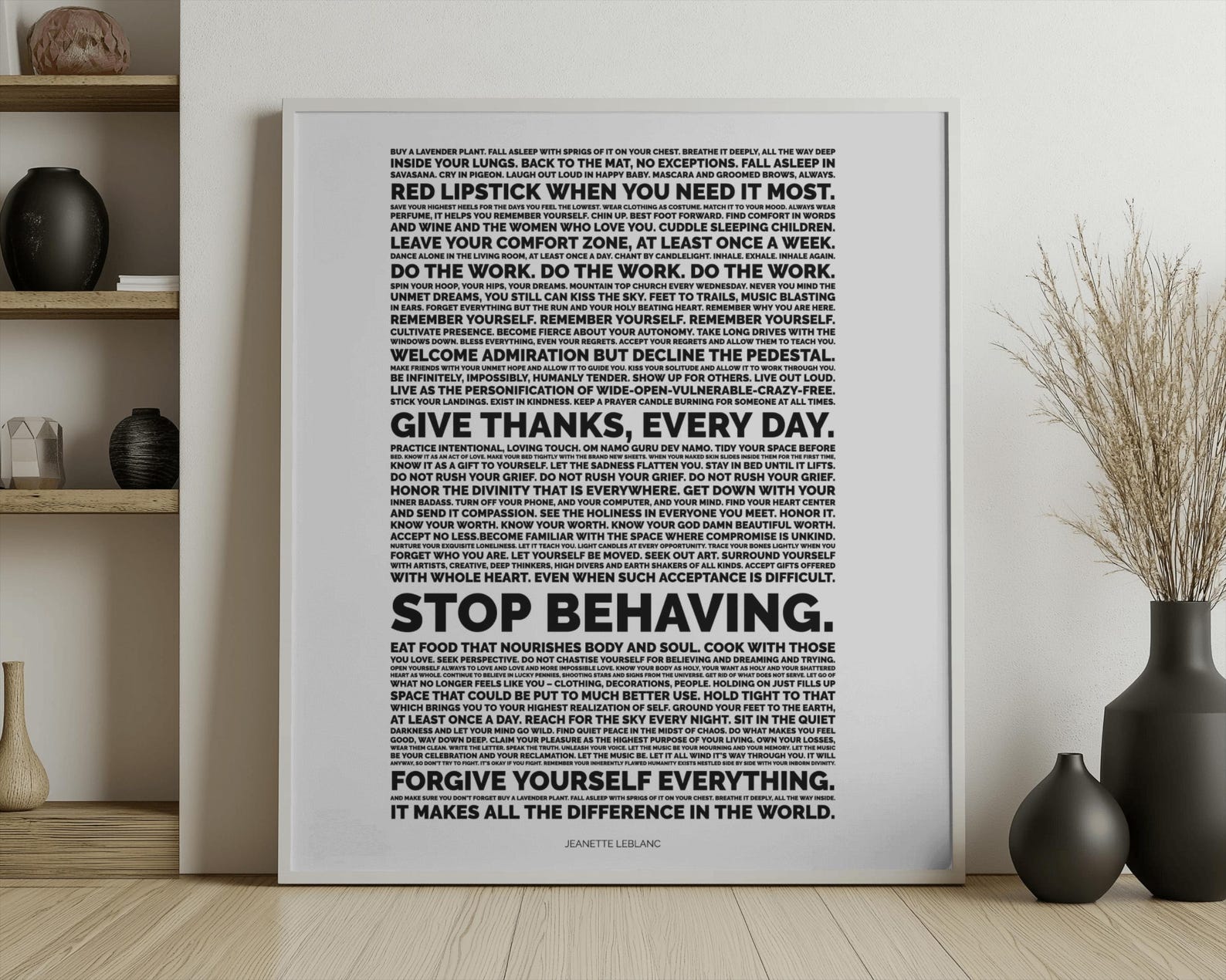 Breakup Art Print | Typography Poem for Grief & Healing a Broken Heart ...