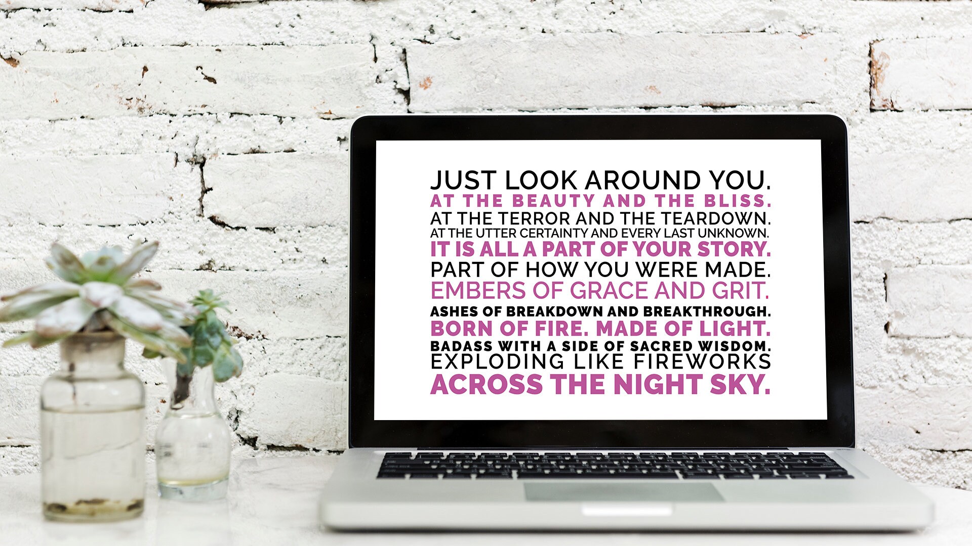 DIGITAL DOWNLOAD // Just Look Around You // PRINTABLE Inspirational Art ...
