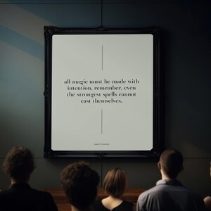 Witchy Artwork | Magic Must Be Made With Intention Print | Witchcraft ...