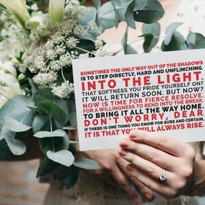 Into the Light Digital Download Motivational Quote Art | Bold ...