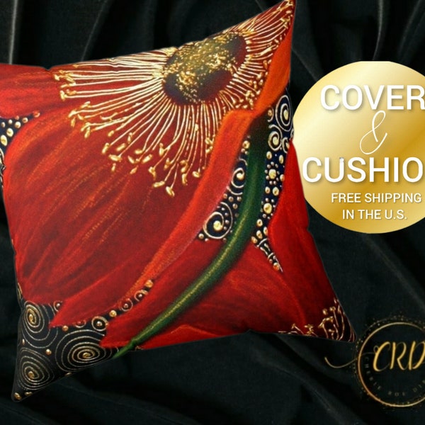 Poppy Pillows - Etsy