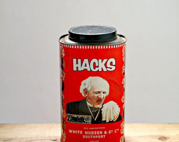 Vintage Hacks Cough Drops Tin - Etsy