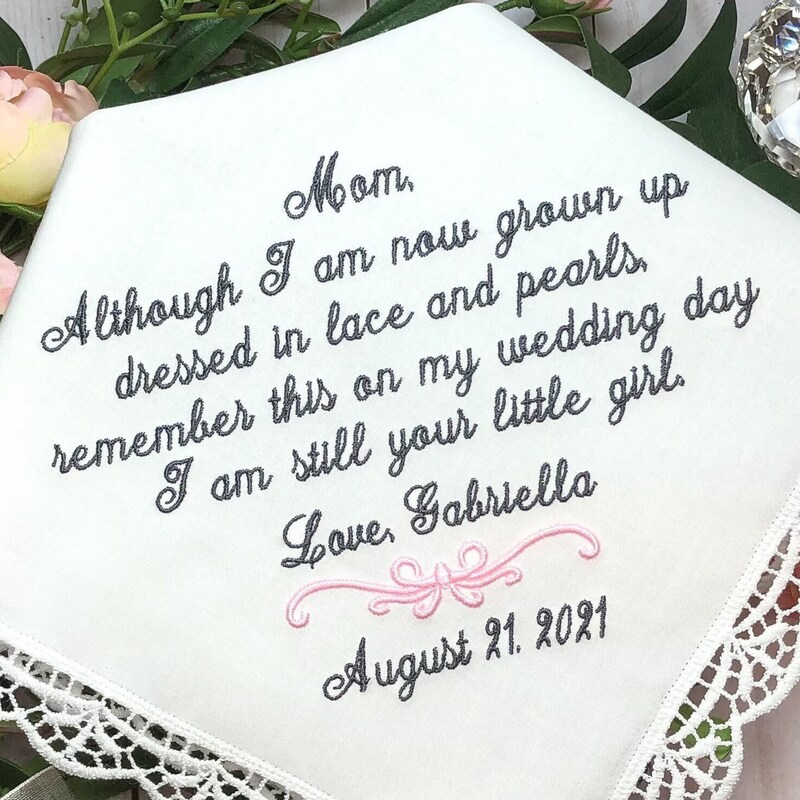 Handkerchief Embroidery Kit - Etsy