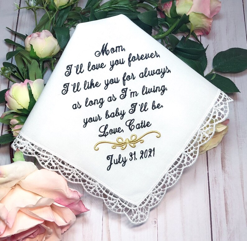 Wedding Gift for Mother of the Bride Handkerchief I'll - Etsy