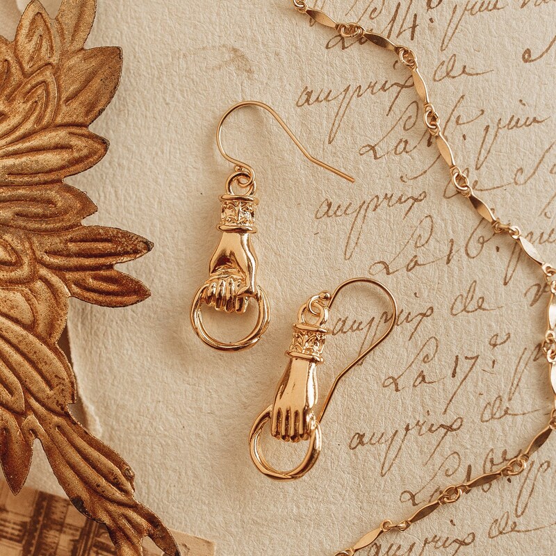 Hand Earrings - Etsy