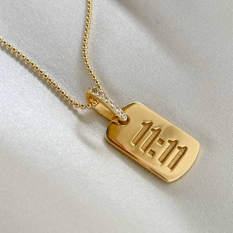 1111 Gold Necklace - Etsy