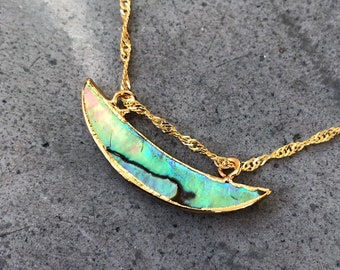 Abalone necklace | Etsy