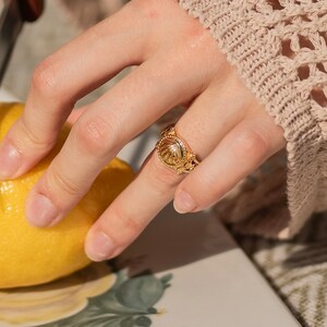 Scallop Shell Ring: 18k Vermeil Venus Beach Jewelry - Etsy