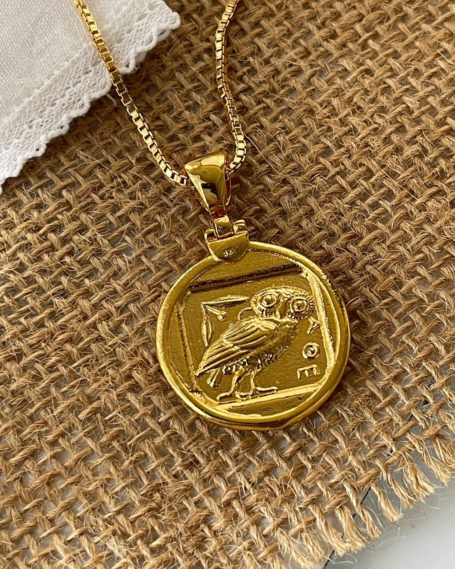 Gold Coin Necklace Stacking Necklaces Stacked Jewelry - Etsy