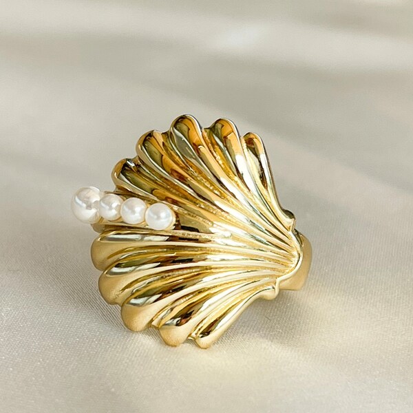 Scallop Ring - Etsy