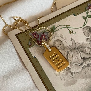 11:11 Charm Necklace Gold Tag Necklace Angel Jewelry Number - Etsy