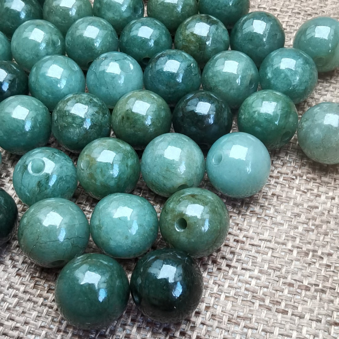 Burma Jadeite Beadsjade Beadsburma Jade Beadsgreen Jade - Etsy