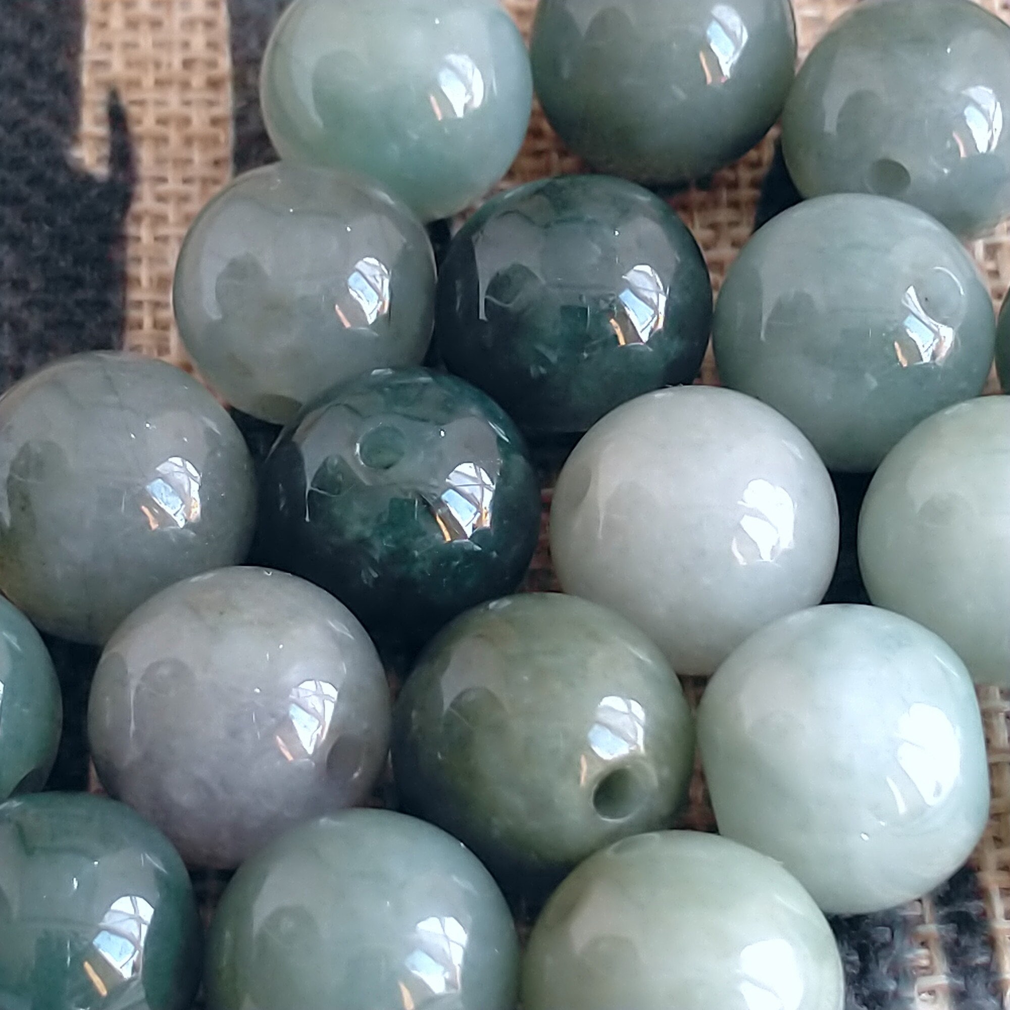 Burma Jadeite Beadsjade Beadsburma Jade Beadsgreen Jade | Etsy