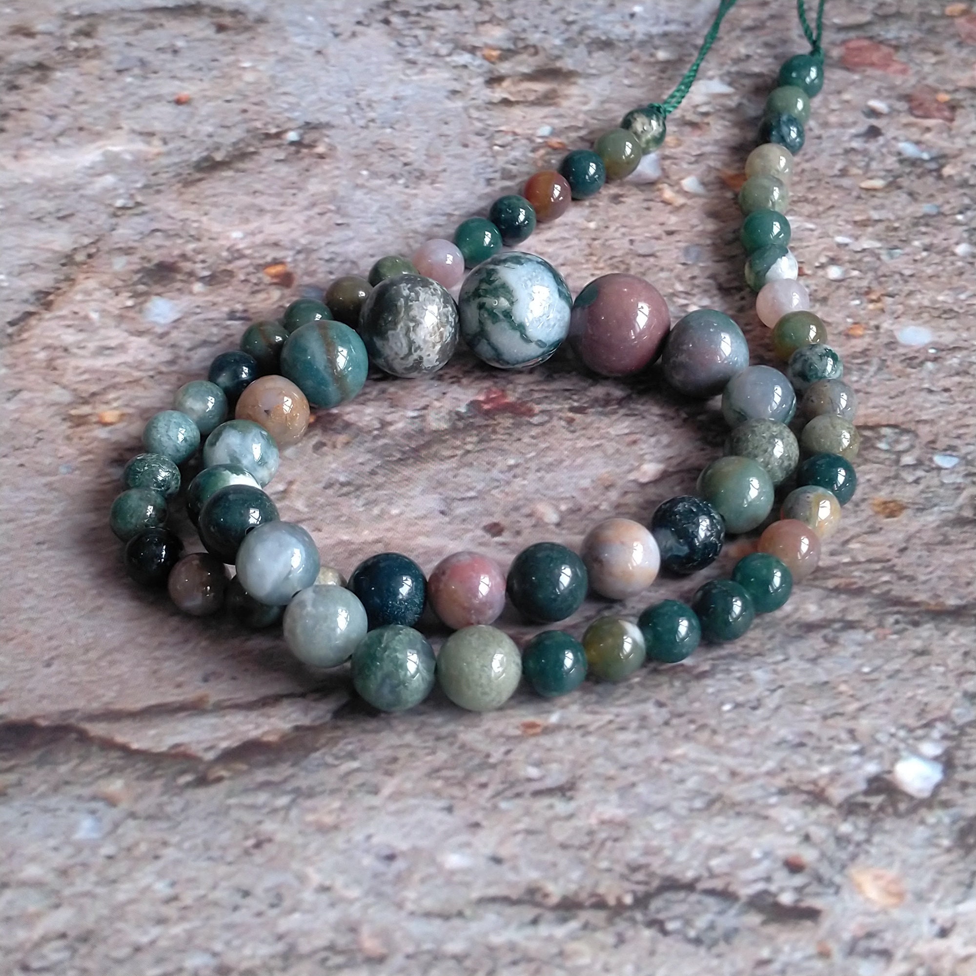 Full Strand Round Gemstone Beads 6mm to 14mm Apprx 60beads | Etsy