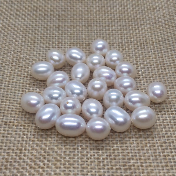 Half Drilled Pearl - Etsy