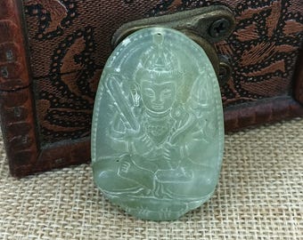 Antique Jade Pendant Ancient China Culture Carving Jade Token With Word ...