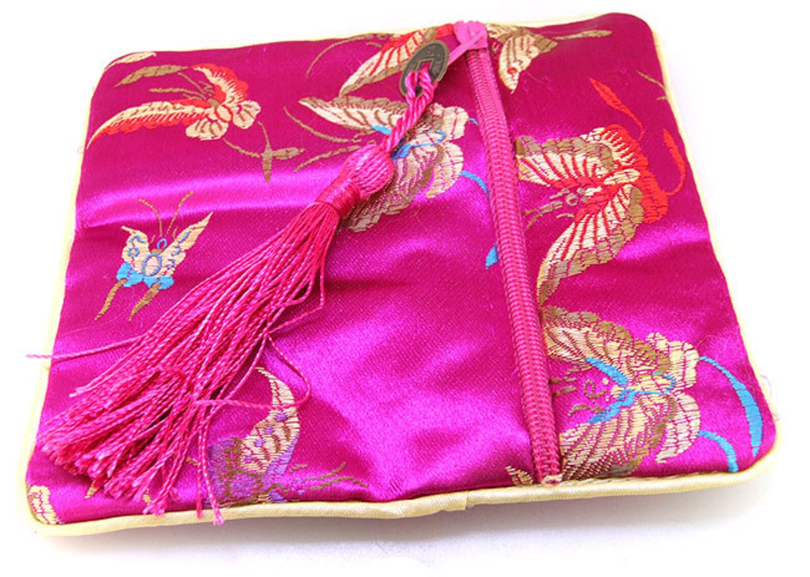 BULK 4 1/2inch Charm Multicolor Silk Jewelry Bags Gift Bags - Etsy