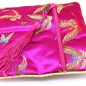 BULK 4 1/2inch Charm Multicolor Silk Jewelry Bags, Gift Bags ...