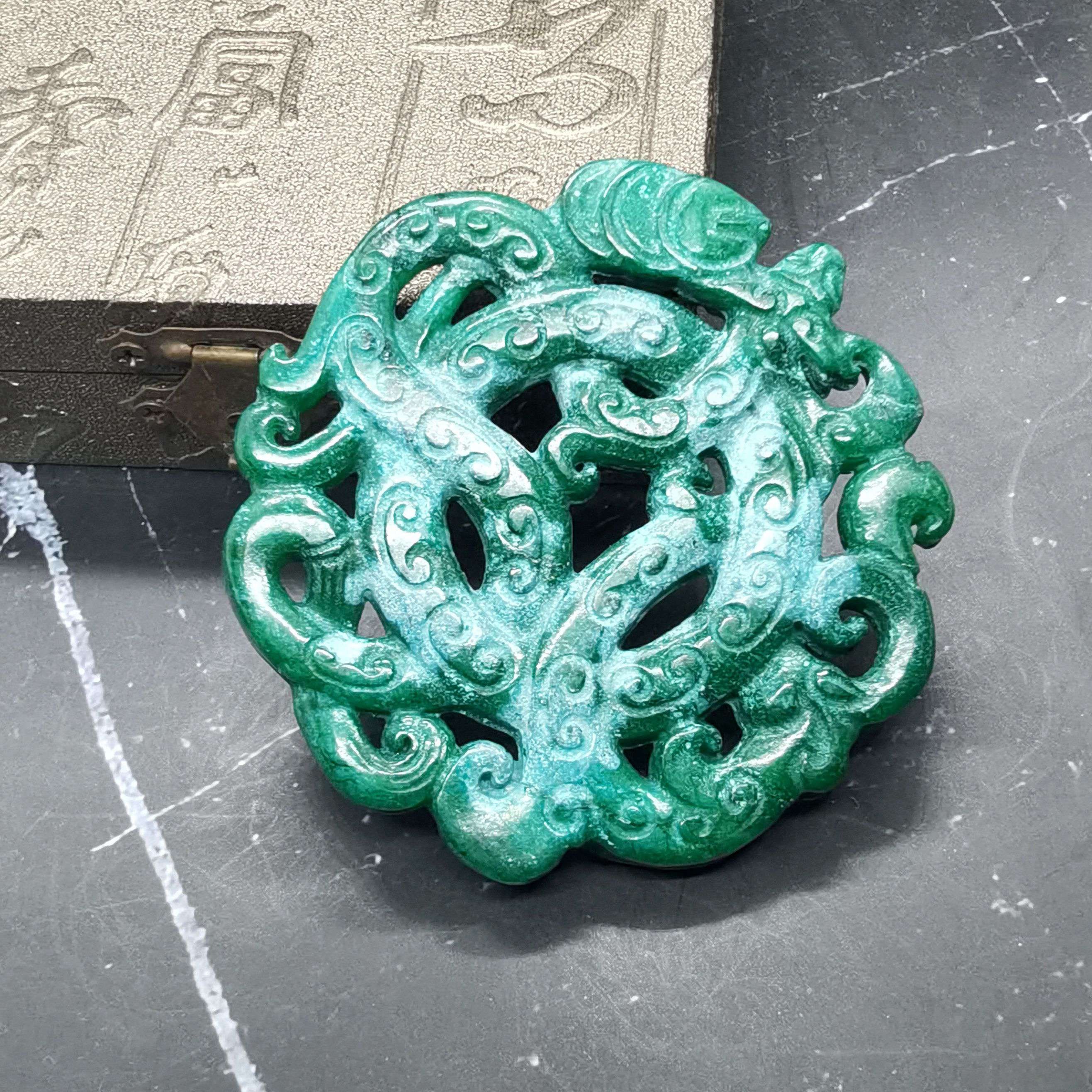 Antique Jade Pendant Ancient Chinese Culture Carving Dragon | Etsy