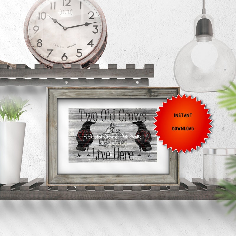 Two Old Crows - Etsy