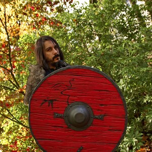 Ragnar Lothbrok Vikings Wood Shield Replica Cosplay Lagertha - Etsy Canada