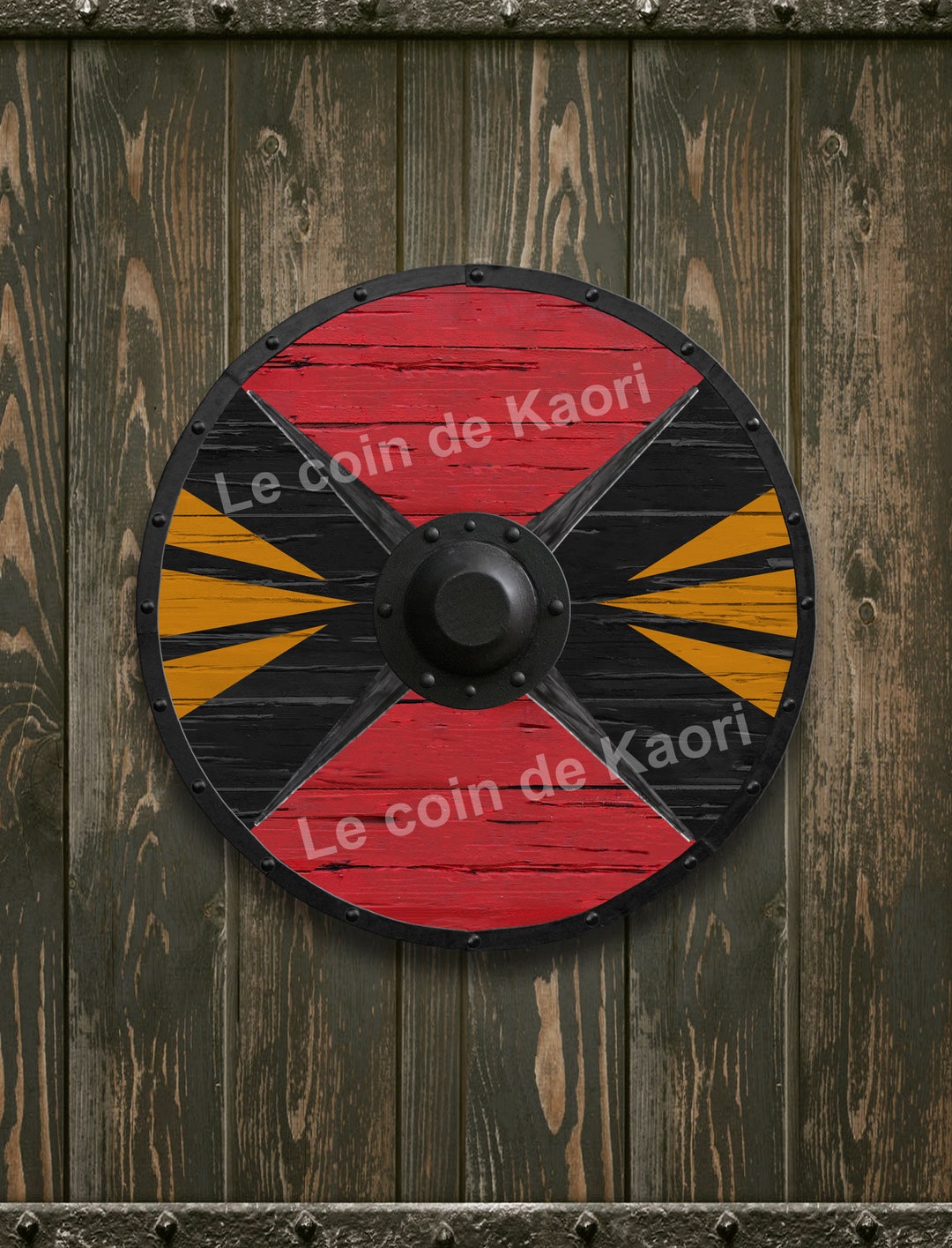 HAAKON Viking Shield Wood Replica VIKINGS Valhalla - Etsy