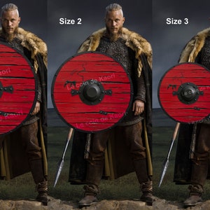 Scale 1/1 IVAR THE BONELESS Vikings Wood Shield Replica - Etsy