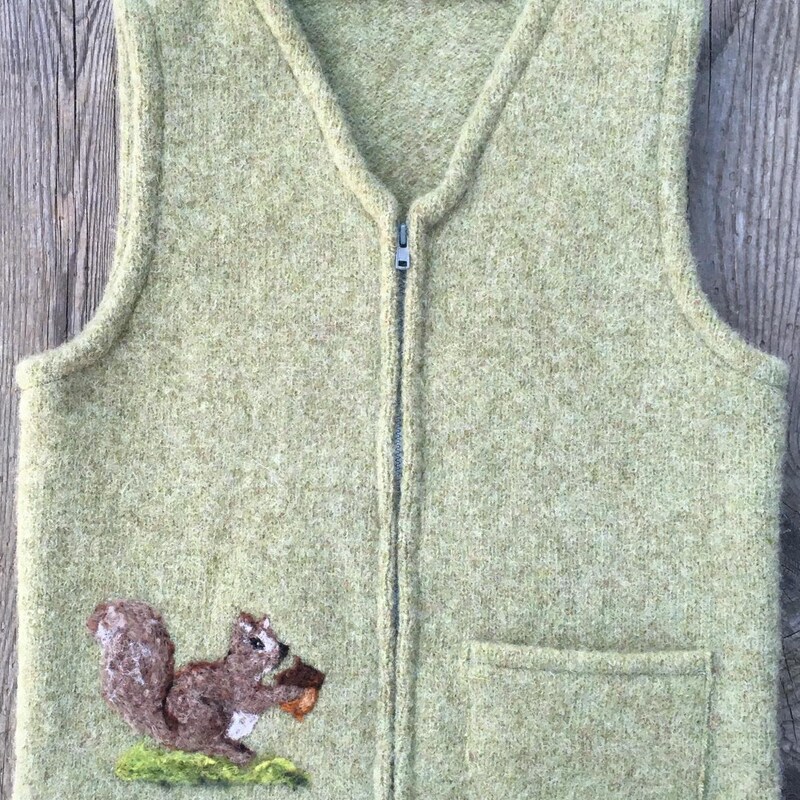 Felt Vest - Etsy