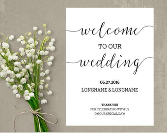 Wedding Welcome Script Font - Etsy