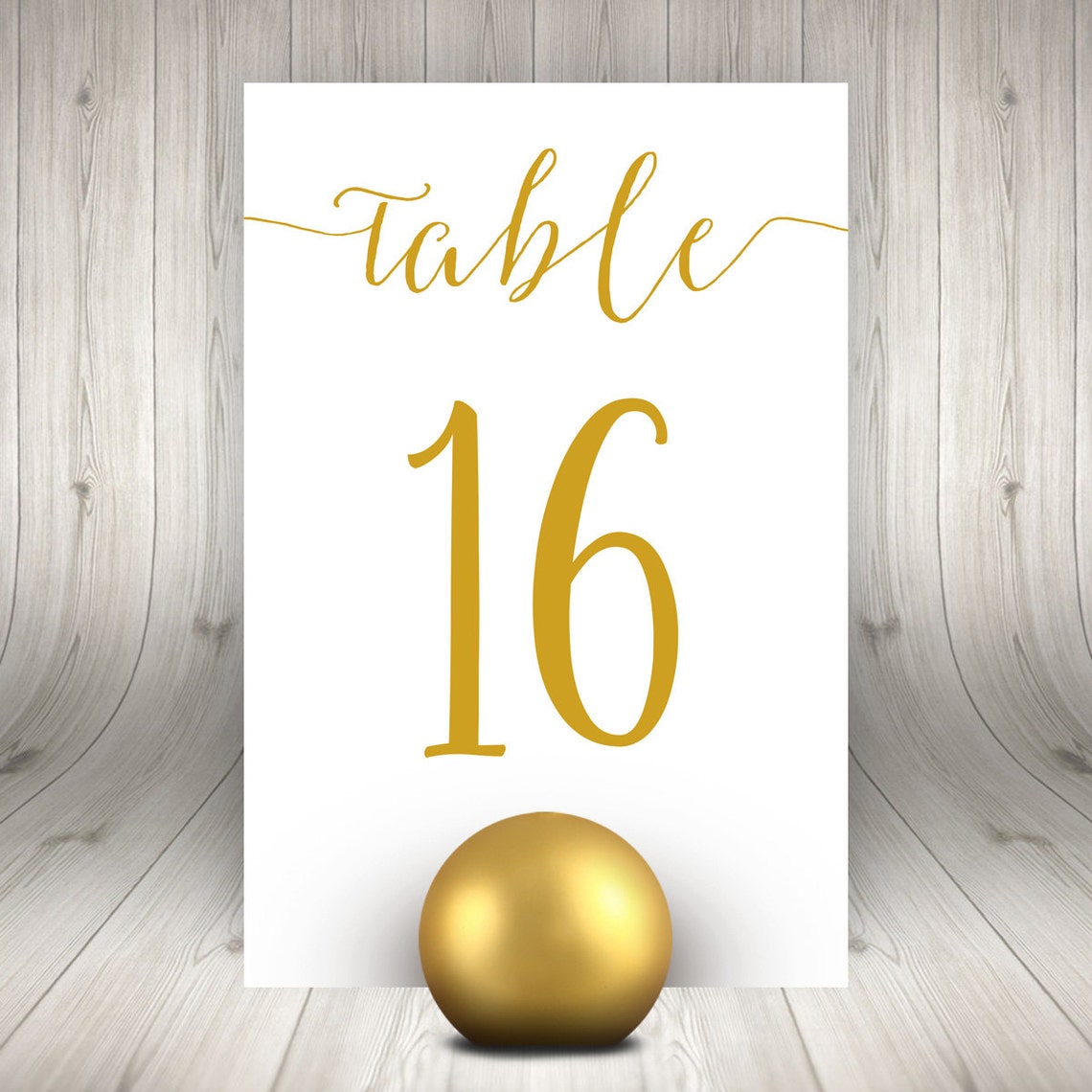 Modern Table Numbers 4x6 Printable Wedding Table Number 1-30 Instant ...