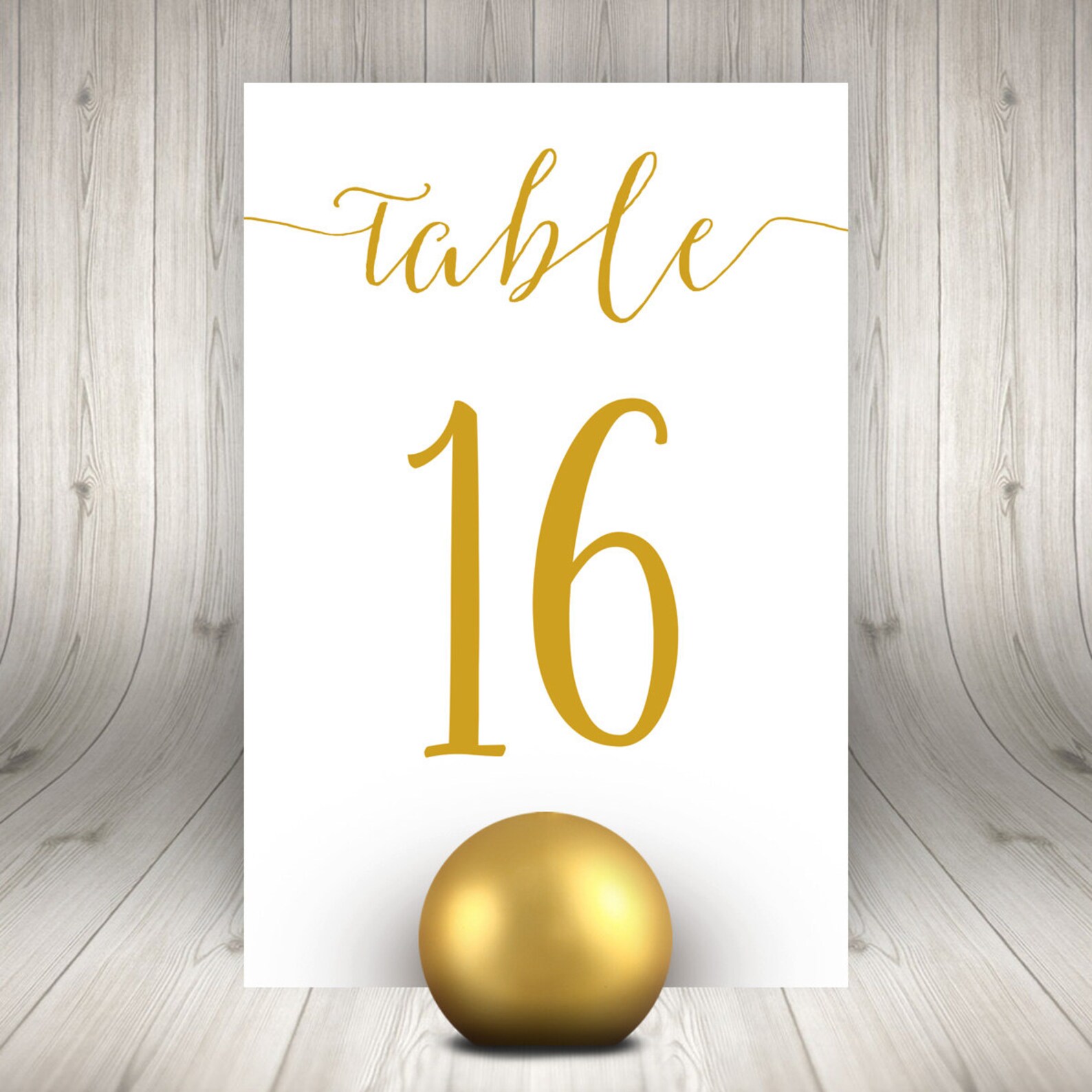 Modern Table Numbers 4x6 Printable Wedding Table Number 1-30 Instant ...